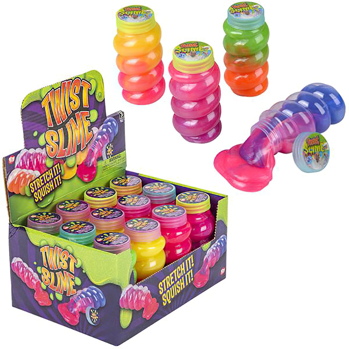 Twist Slime 4 inch, dozen – PartyE-ssentials